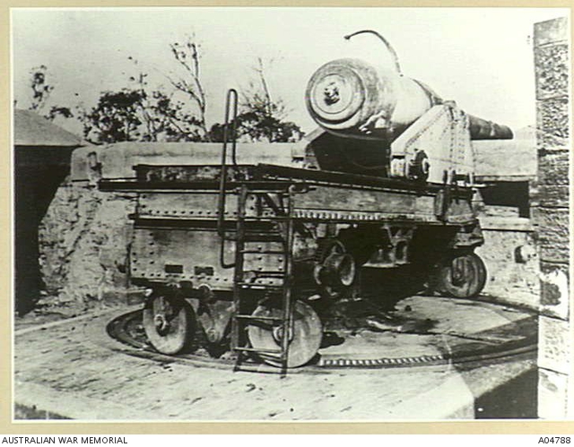 KANGAROO BLUFF BATTERY R. M. L. 8 INCH ARMSTRONG, RIGHT HAND 8 INCH ...