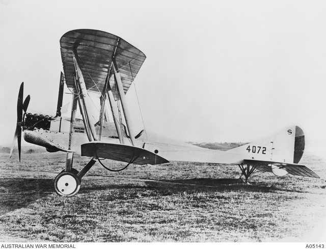 B.E.2C SERIAL 4072 OF THE RAF. THIS IS A "PRESENTATION" AIRCRAFT AND ...