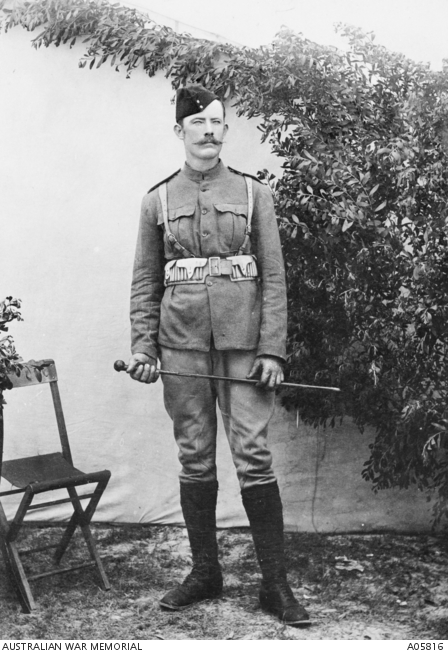 Studio portrait of 488 Shoeing Smith Peter Joseph Handcock, taken in ...