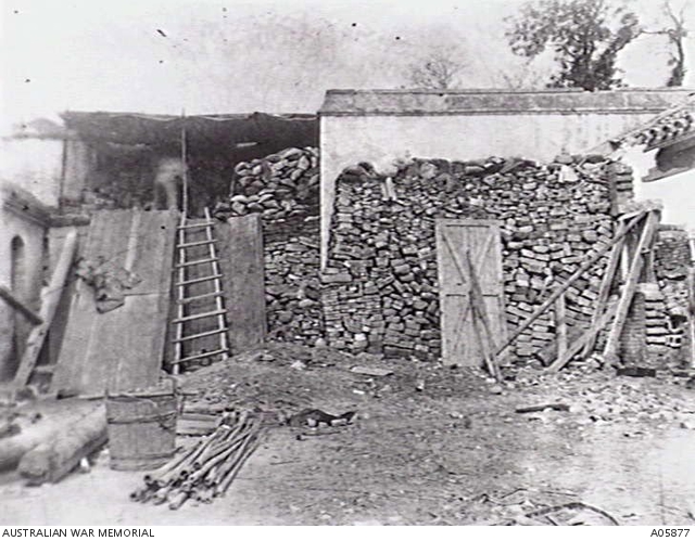 PEKING, CHINA. 1900. BARRICADES BEHIND A GATE LEADING INTO THE MONGOL ...
