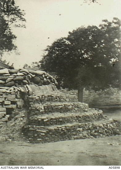 PEKING, CHINA. 1900. A FORT WHICH PROVIDED A SECOND LINE OF DEFENCE IN ...