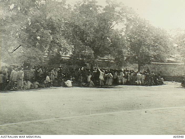 PEKING, CHINA. 1900. CHINESE CHRISTIAN CONVERTS IN THE FU AREA SEEKING ...