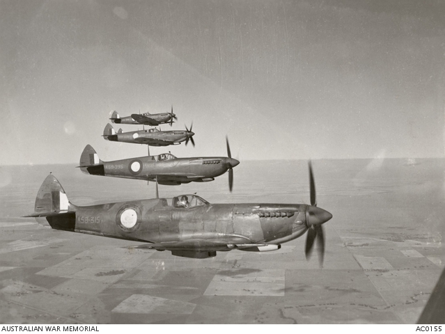 SPITFIRE FIGHTERS, SERIALS OF FIRST TWO, A58-315 AND A58-395 CONFIRM ...