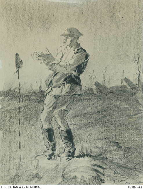 The Siege lamp, High Wood | Australian War Memorial