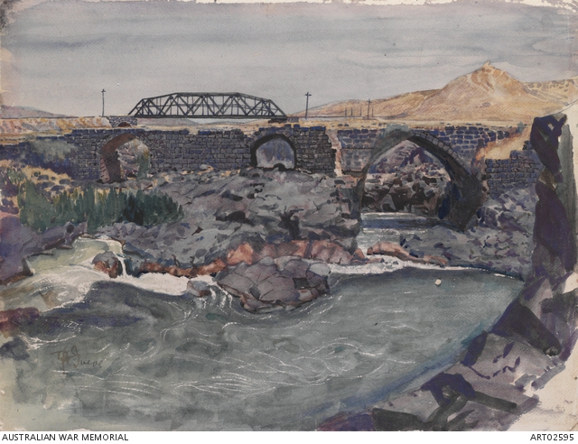 Ancient Roman Bridges Drawing