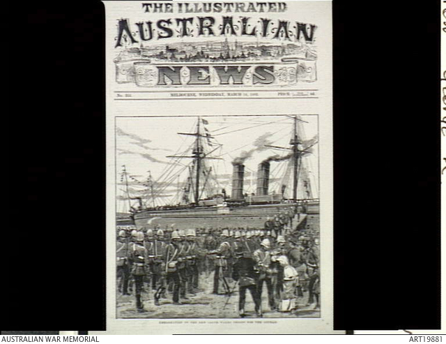 Embarkation of the New South Wales troops for the Sudan | Australian ...