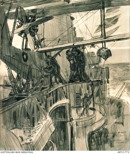 Bombing up, HMAS Australia | Australian War Memorial
