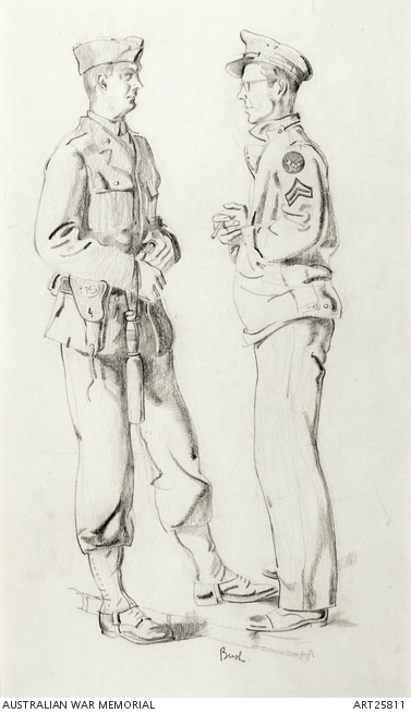 US Camp Guard and Corporal (Private Bill Diesroth and Corporal Bill ...
