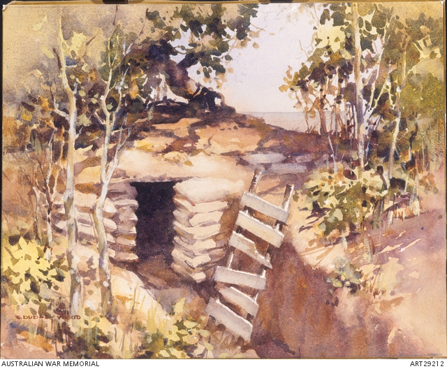 Deserted trenches, Darwin | Australian War Memorial