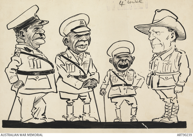 [Drawing for a cartoon in 'Smith's Weekly'] | Australian War Memorial