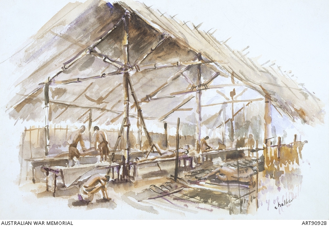 Physiotherapy centre, Nakom Paton | Australian War Memorial