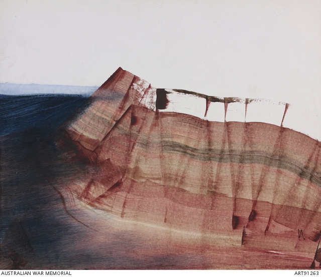 [Gallipoli landscape with steep cliffs] | Australian War Memorial