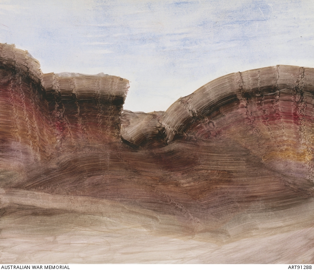 [Gallipoli landscape with cliffs] | Australian War Memorial