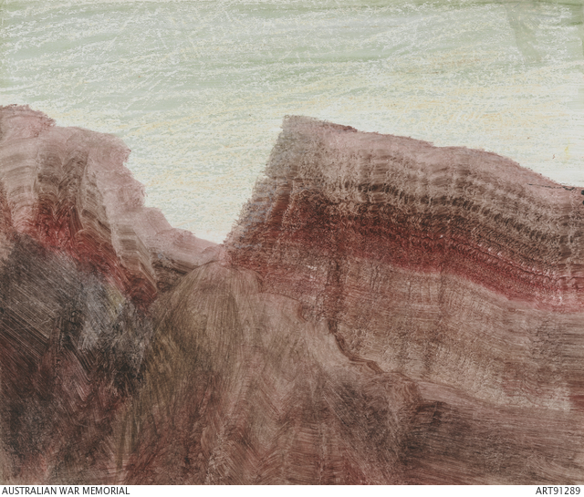 [Gallipoli landscape with steep cliffs] | Australian War Memorial