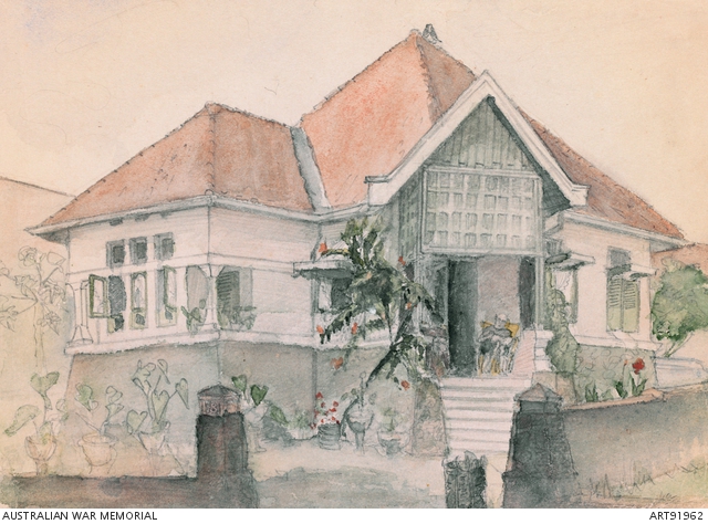 House, Camp Karees, Bandoeng | Australian War Memorial