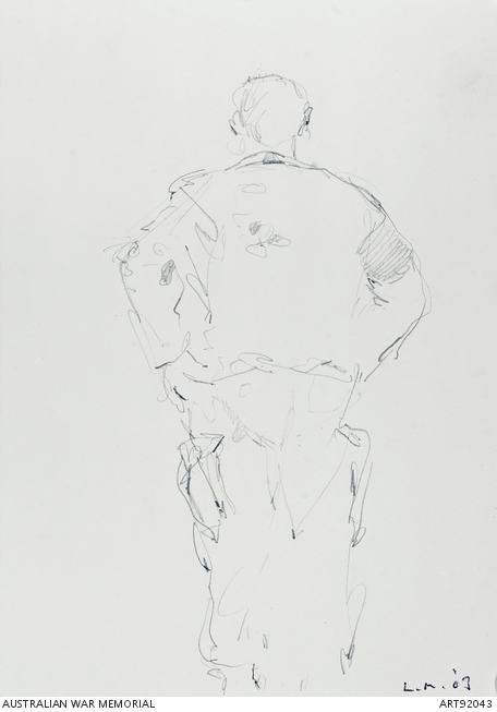 Soldier at the Randwick Barracks | Australian War Memorial