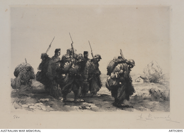 Prisonniers allemands, Yser 1916 (German prisoners, Yser 1916), from ...