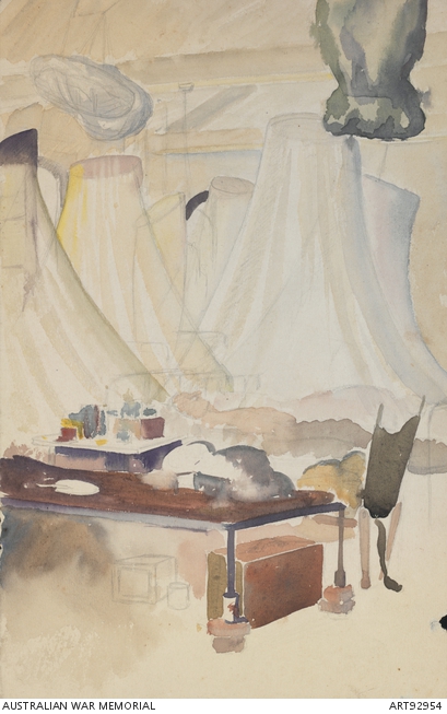 Dormitory, Pootung Camp | Australian War Memorial