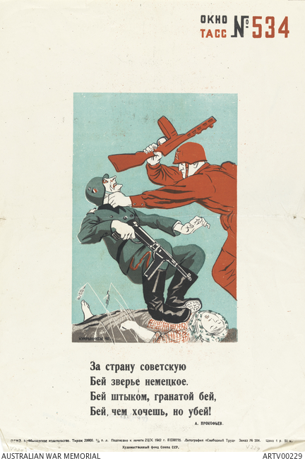 For The Soviet Country | Australian War Memorial