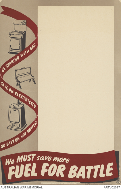 We Must Save More Fuel for Battle | Australian War Memorial