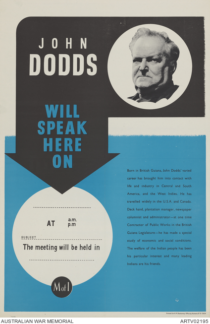 John Dodds will speak here... | Australian War Memorial