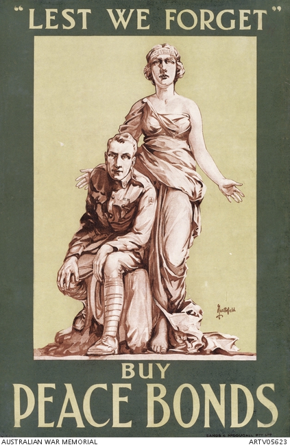 "Lest we forget" buy peace bonds | Australian War Memorial