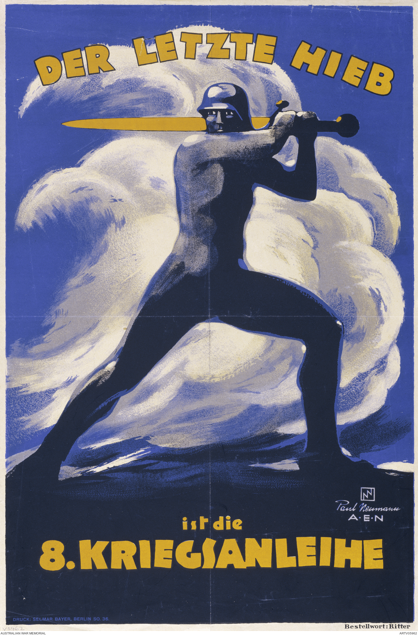 Der letzte hieb [The last strike] | Australian War Memorial