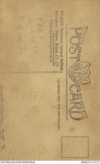 Studio portrait of 3002 Driver (Dvr) Frederick Aldred, 56th Battalion ...