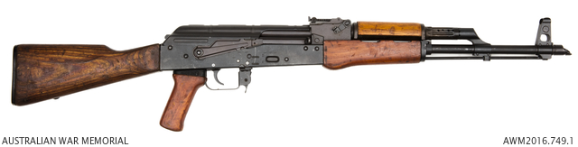 AKM Assault Rifle (MPiKM) : HMAS Darwin | Australian War Memorial