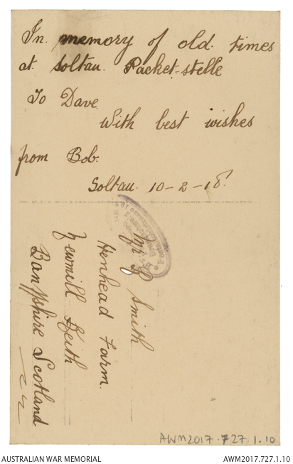 Photographs relating to 3069 David George Horwood 50th Battalion ...