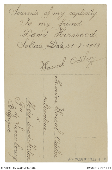 Photographs relating to 3069 David George Horwood 50th Battalion ...