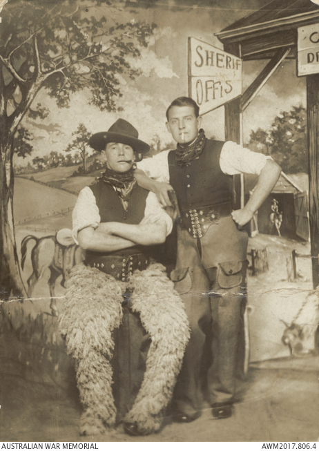 Photograph of 141 Private (Pte) Charles William Cooper and an ...