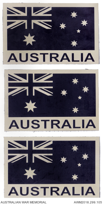 Australian National Flag infrared uniform patches | Australian War Memorial