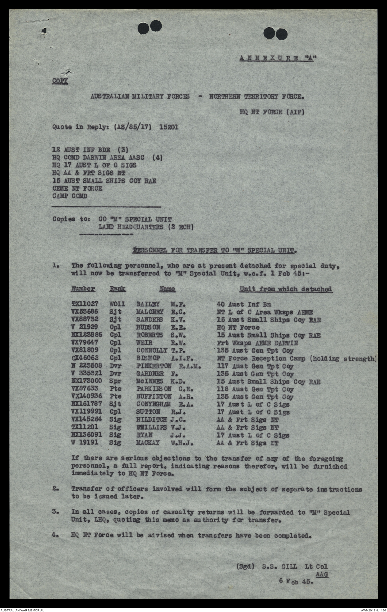 AWM54 423/9/39 Part 3 - [Intelligence - Special Units (work of ...
