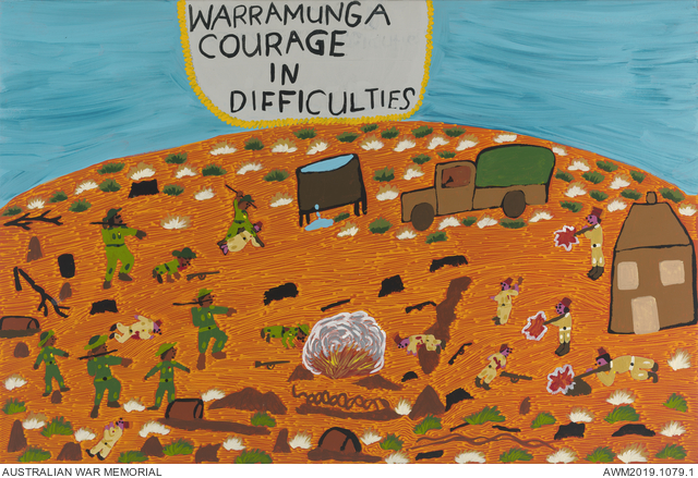 Army Painting (Warramunga: Courage in Difficulties) | Australian War ...