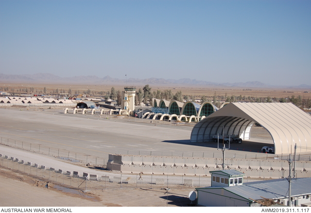 Image taken by a member of 633.7 from the ramp of Australian Army ...