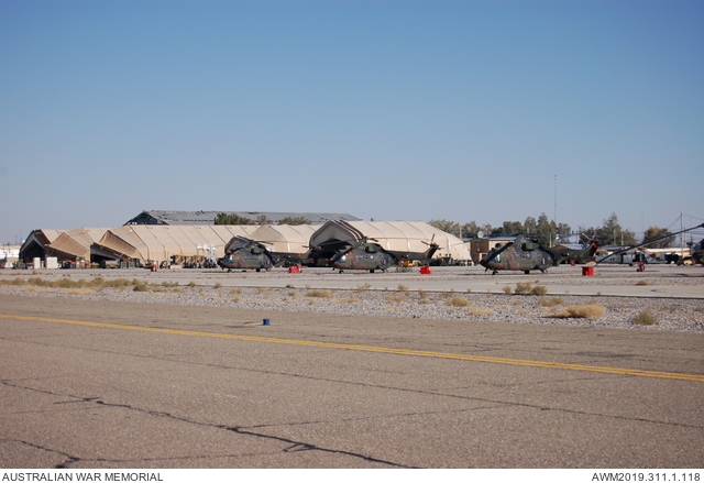 Image taken by a member of 633.7 from Australian Army Chinook CH47D A15 ...