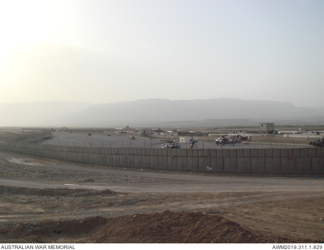 Flight line Tarin Kot. | Australian War Memorial