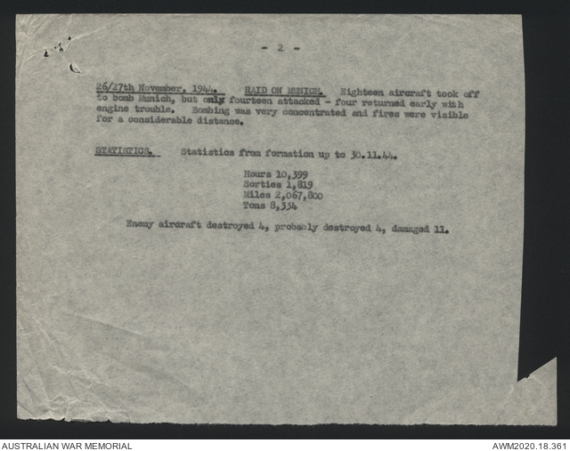 AWM64 1/343 - [RAAF formation and unit records] History of No. 463 ...