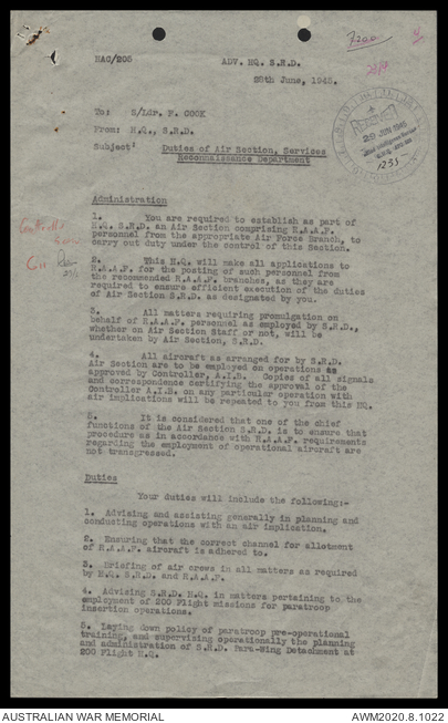 AWM54 627/4/6 - [Services Reconnaissance Department - Borneo:] SRD ...