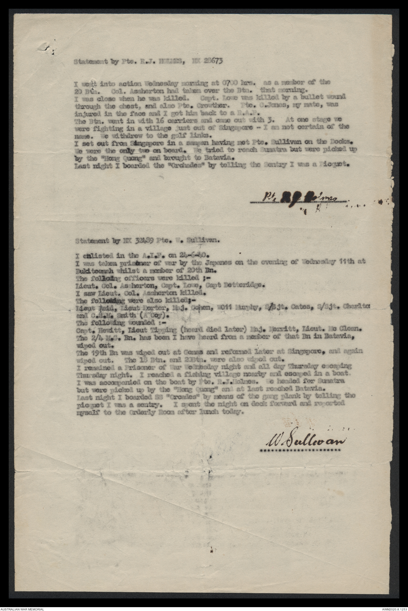 AWM52 37/1/5/1 - [Unit War Diaries, 1939-45 War] HMT ORCADES, January ...