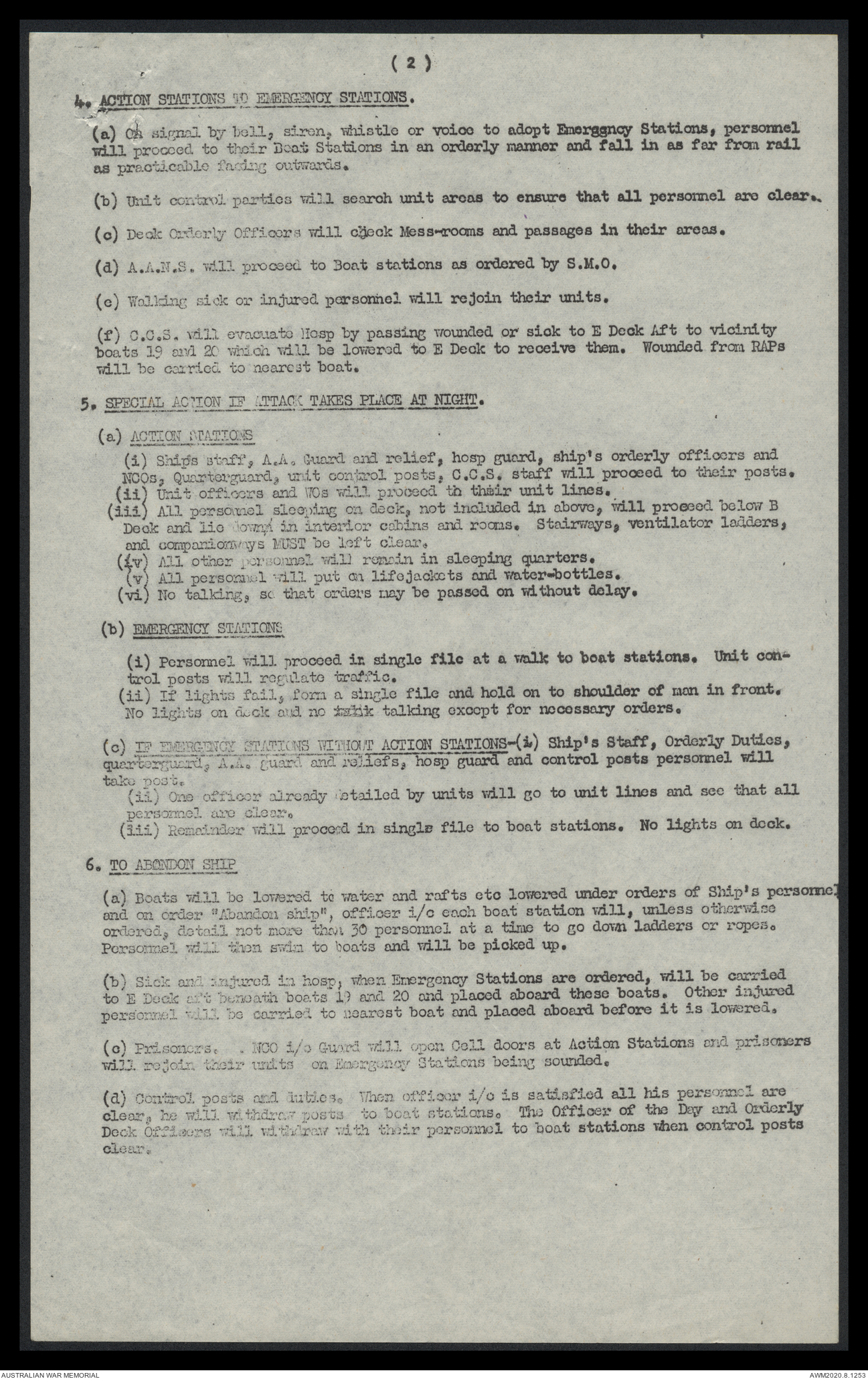 AWM52 37/1/5/1 - [Unit War Diaries, 1939-45 War] HMT ORCADES, January ...