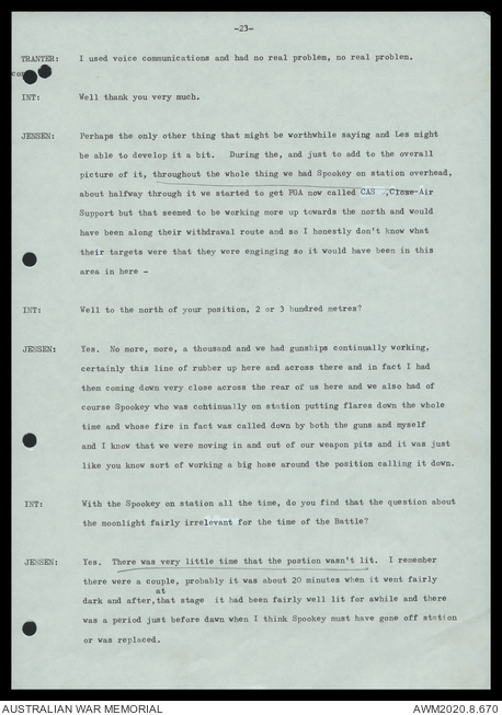 AWM107 12 - Army Office transcripts of military history interviews with ...