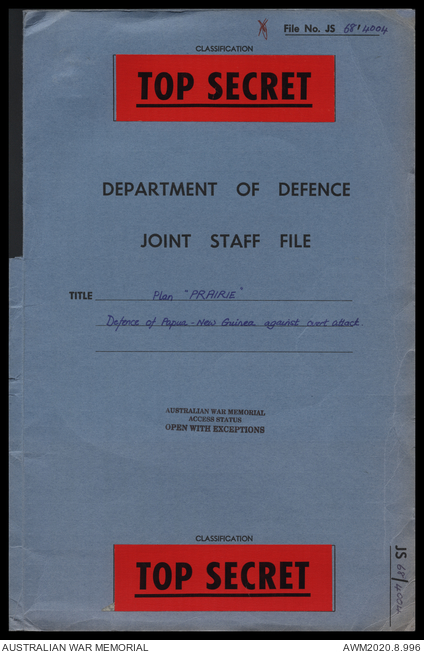 AWM122 68/4004 - [Department of Defence, Joint Planning Committee ...