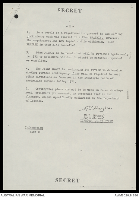 AWM122 68/4004 - [Department of Defence, Joint Planning Committee ...