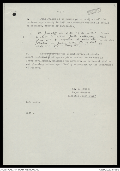 AWM122 68/4004 - [Department of Defence, Joint Planning Committee ...