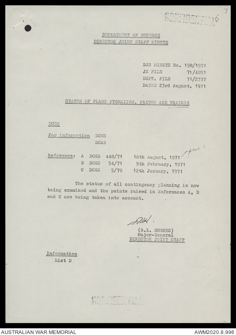 AWM122 68/4004 - [Department of Defence, Joint Planning Committee ...