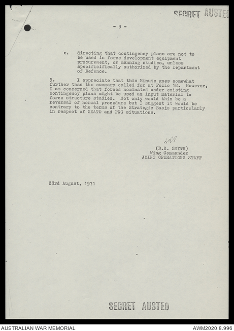 AWM122 68/4004 - [Department of Defence, Joint Planning Committee ...