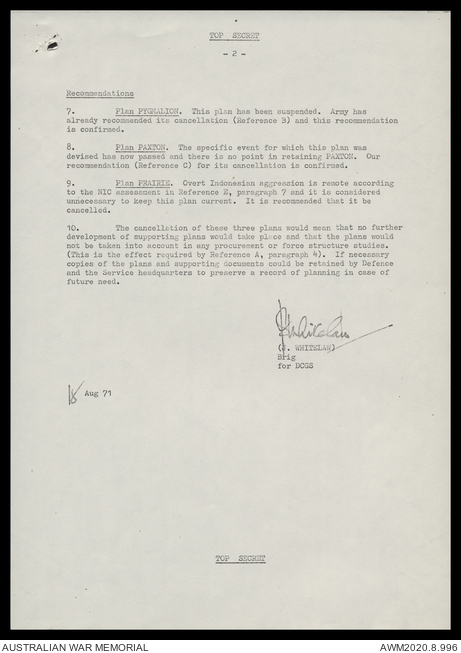 AWM122 68/4004 - [Department of Defence, Joint Planning Committee ...