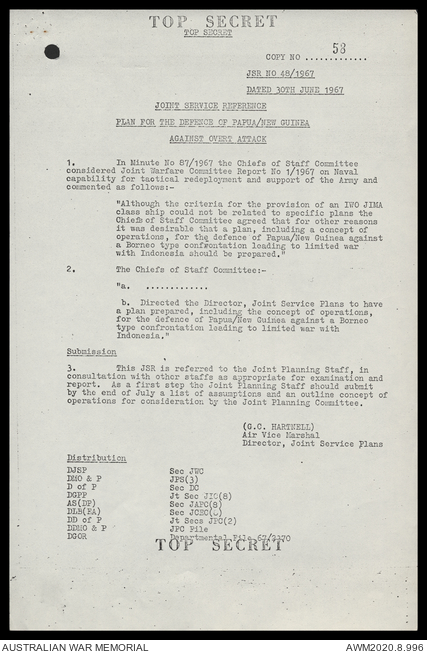 AWM122 68/4004 - [Department of Defence, Joint Planning Committee ...